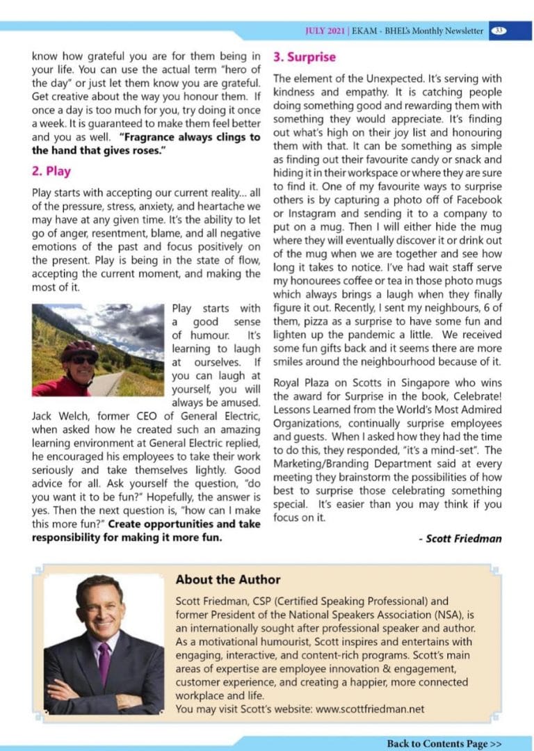 Bodhi Tree - Why let a good pendamic go to a waste? — Scott Friedman, CSP